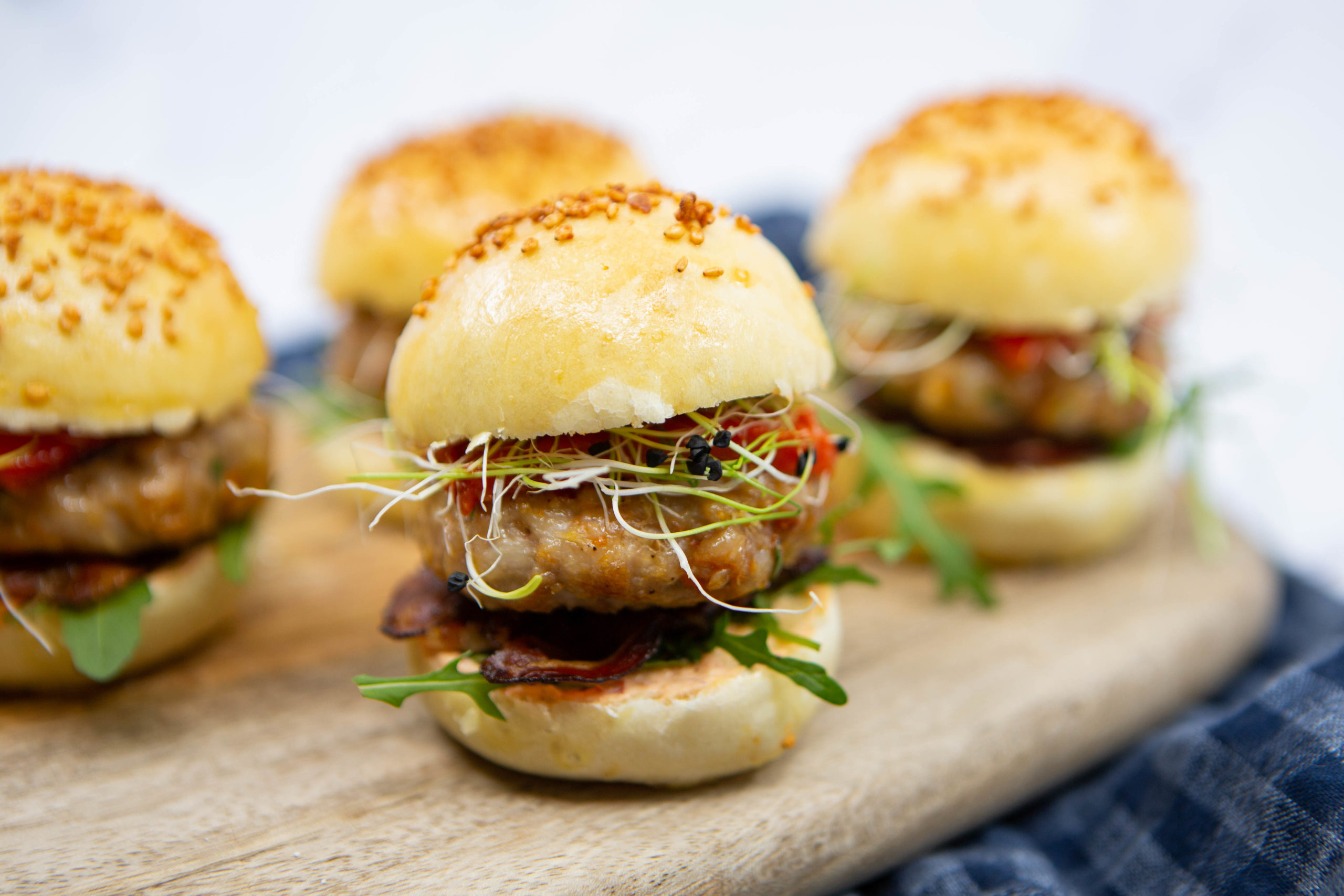 Minis burgers au poulet | La Gamelle